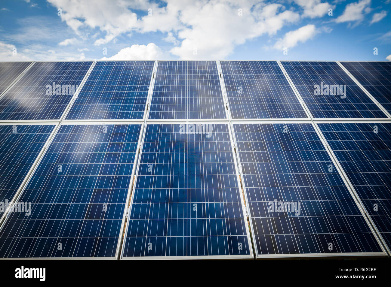 Solar panel detail Stock Photo - Alamy