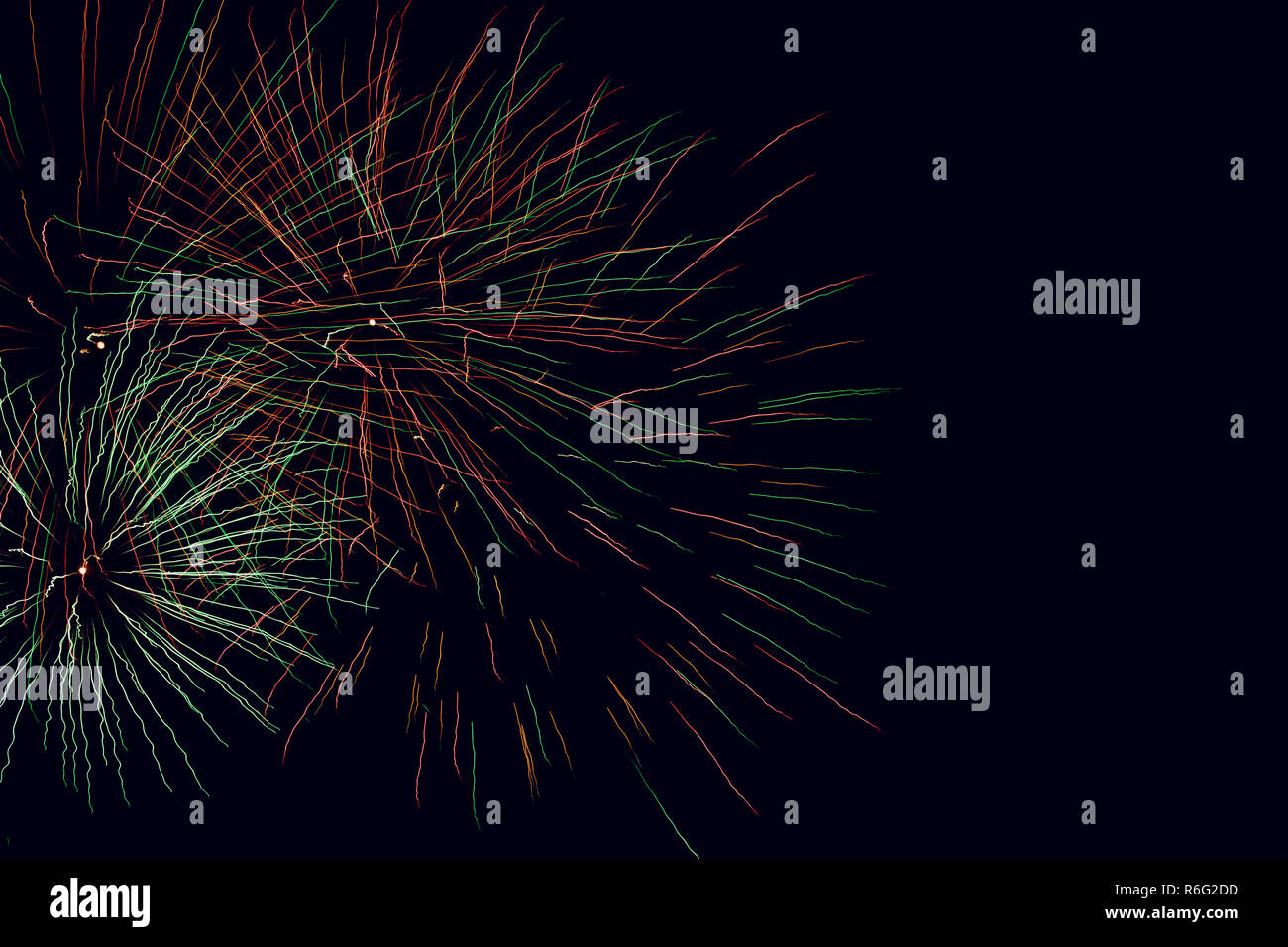 Abstract colored firework background with free space for text Stock ...