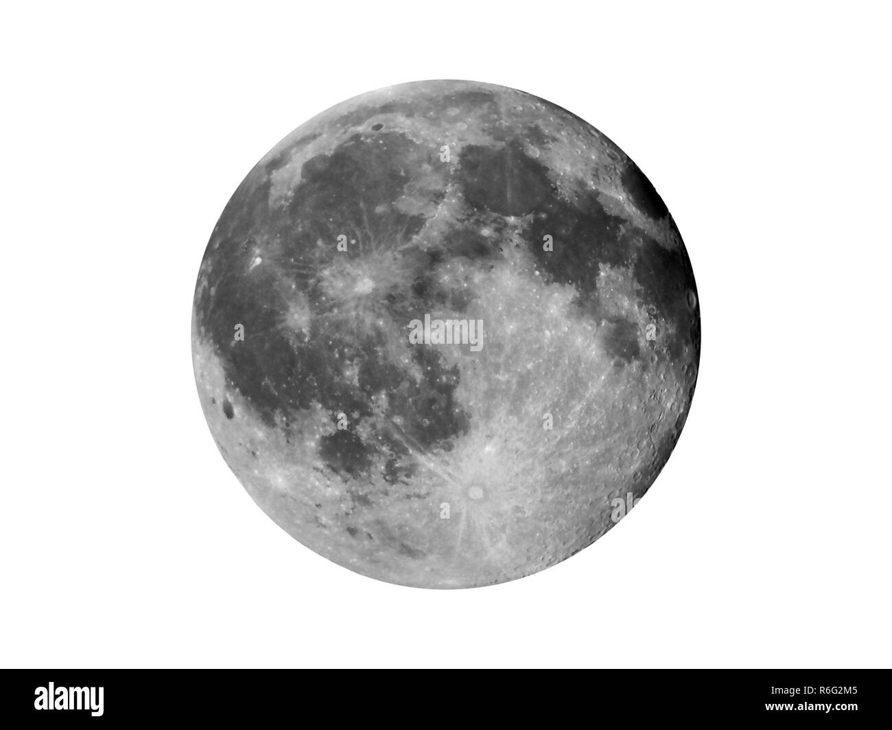 Moon contrast Cut Out Stock Images & Pictures - Alamy