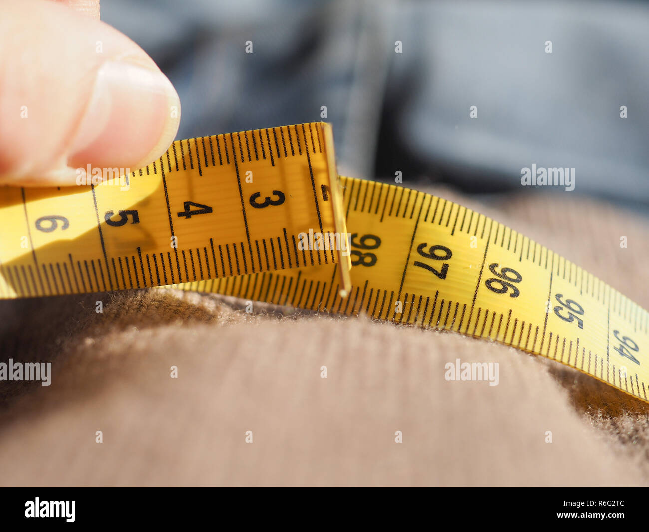tailor meter ruler Stock Photo - Alamy