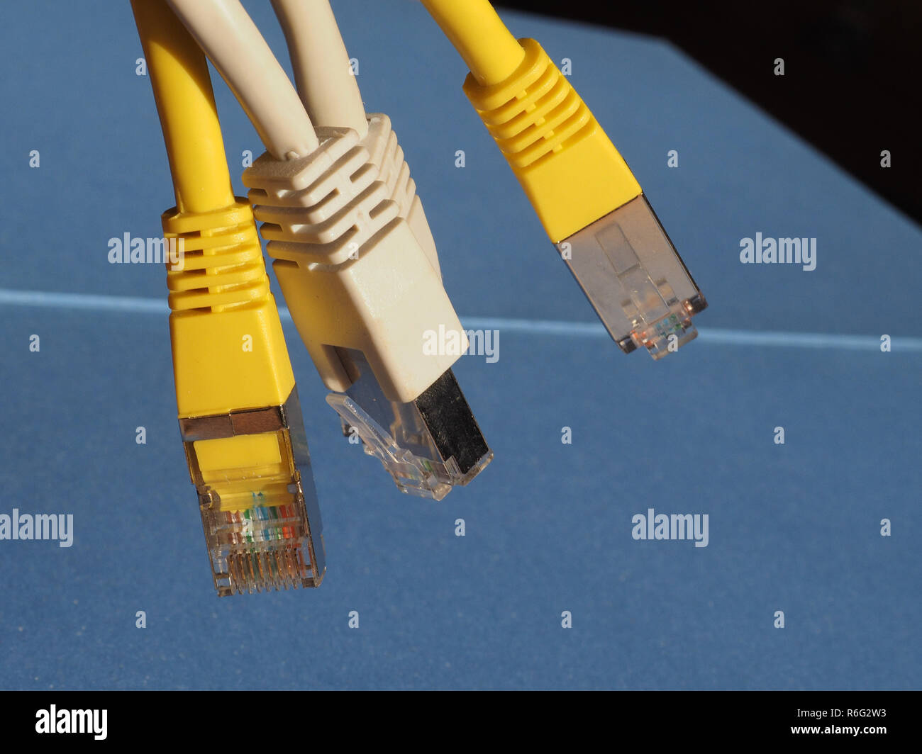 RJ45 ethernet plug Stock Photo - Alamy