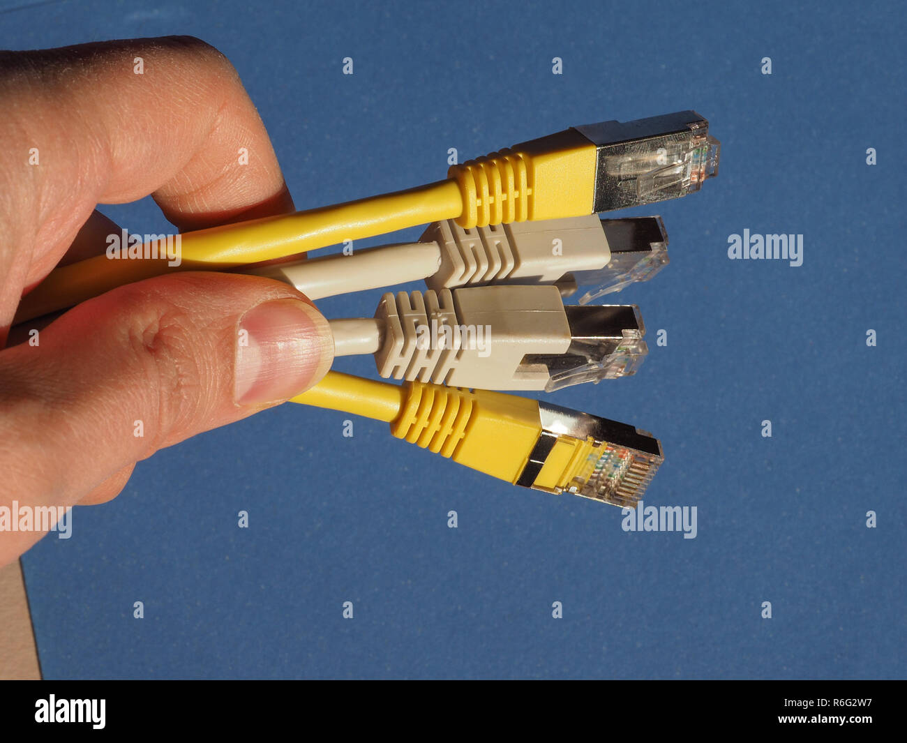 RJ45 ethernet plug Stock Photo - Alamy