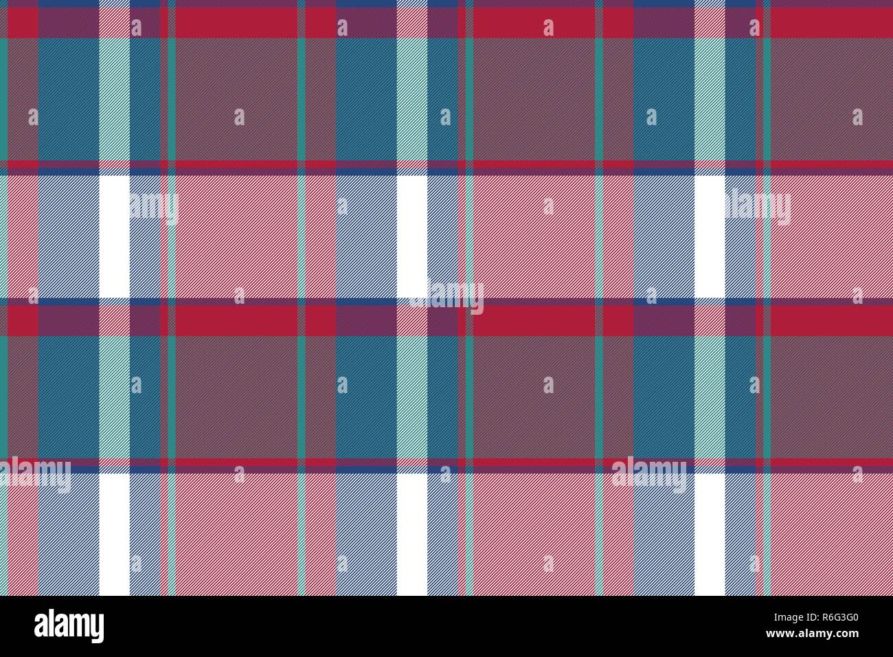 Asymmetrical abstract check plaid seamless pattern. Vector illustration ...