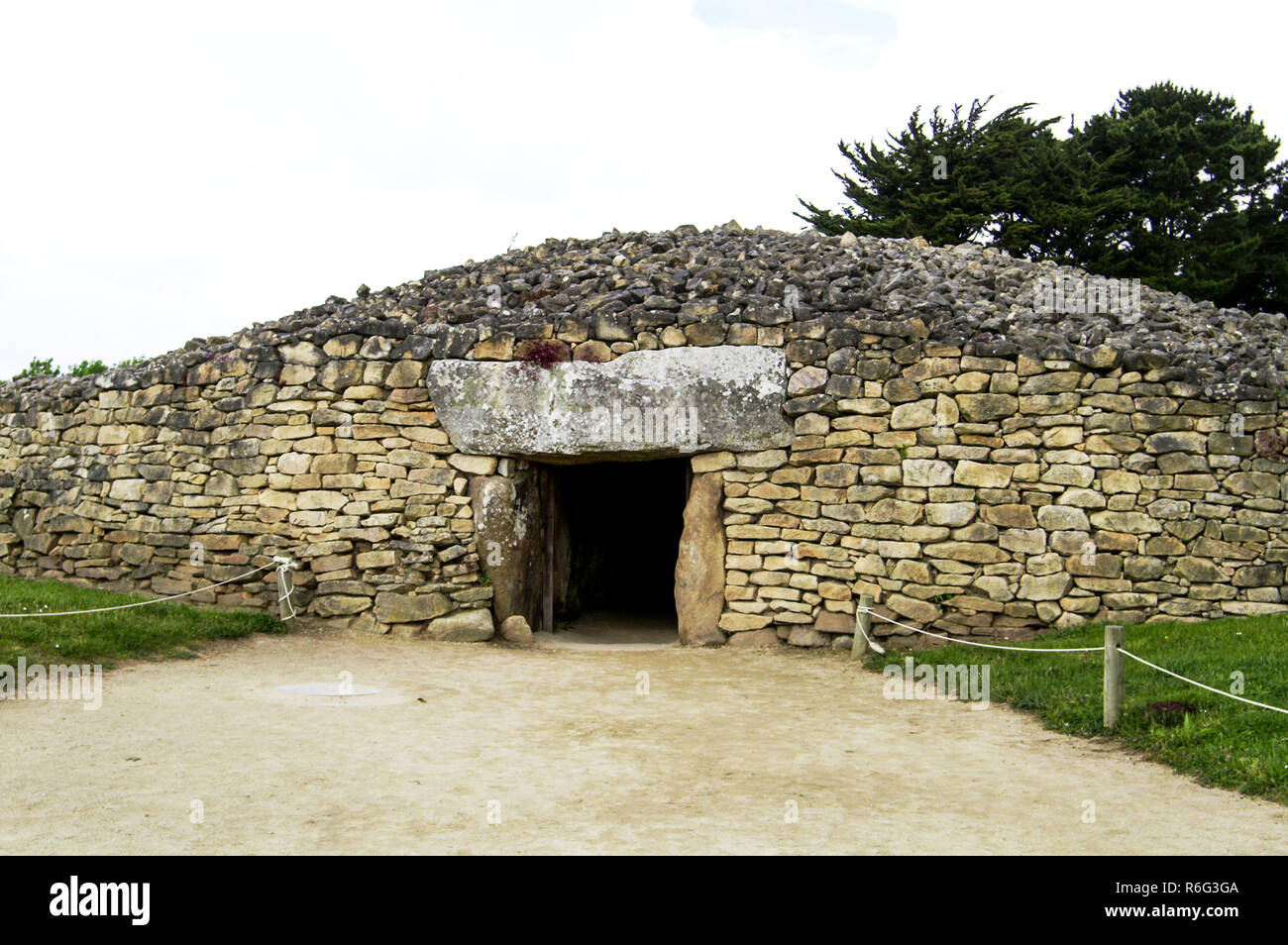 France.Stone Age remains.Brittany.Dept Morbihan. Locmariaquer area ...