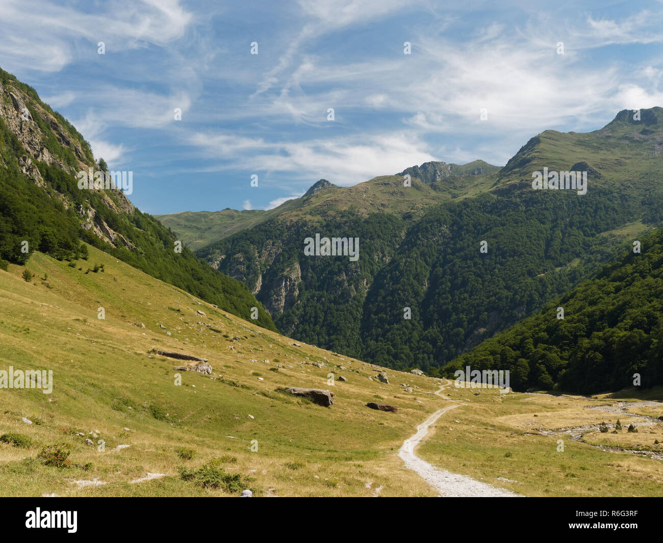 Orlu natural reserve, Pyrenees, France Stock Photo - Alamy