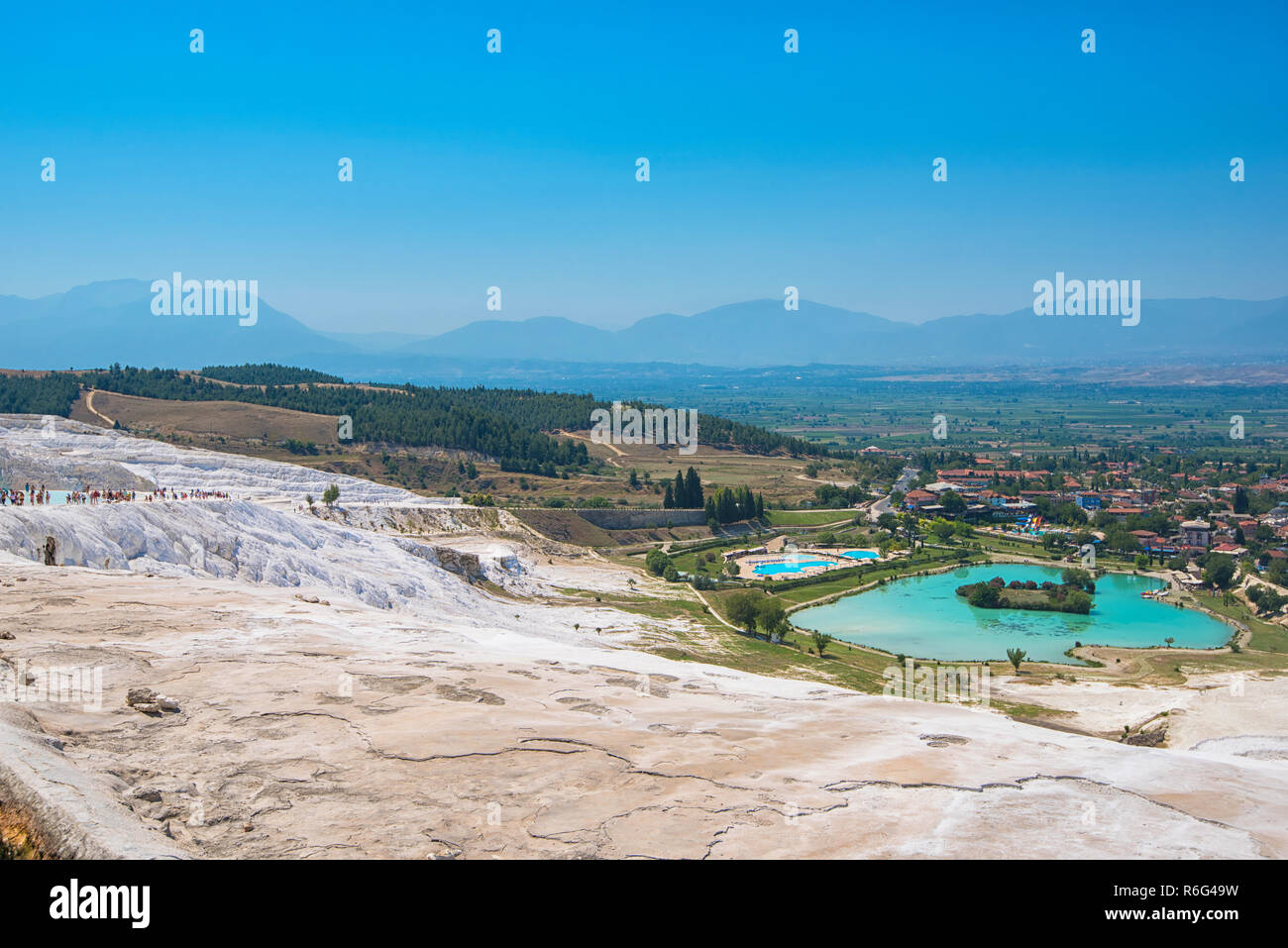Famous Turkish Pammukale Stock Photo - Alamy