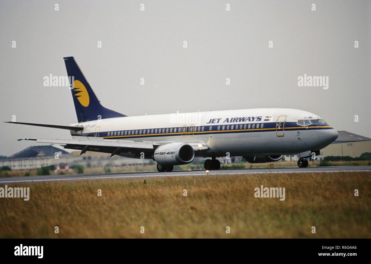 Jet Airways aeroplane, Bombay, Mumbai, Maharashtra, India, Asia Stock ...