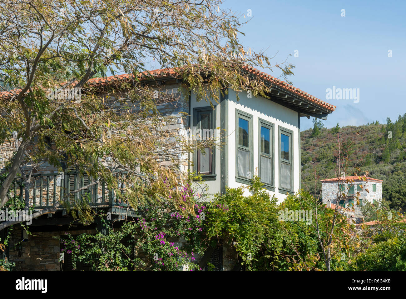 This village is an ancient village known as Domatia. The history goes ...