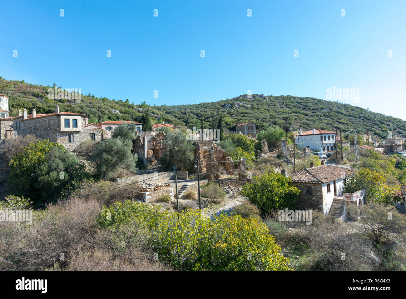 This village is an ancient village known as Domatia. The history goes ...