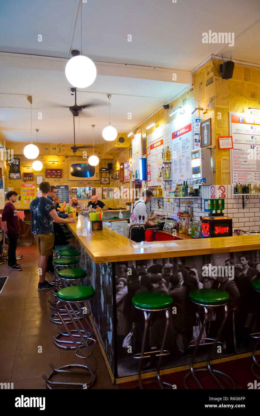 Polish pub interior bar hi-res stock photography and images - Alamy