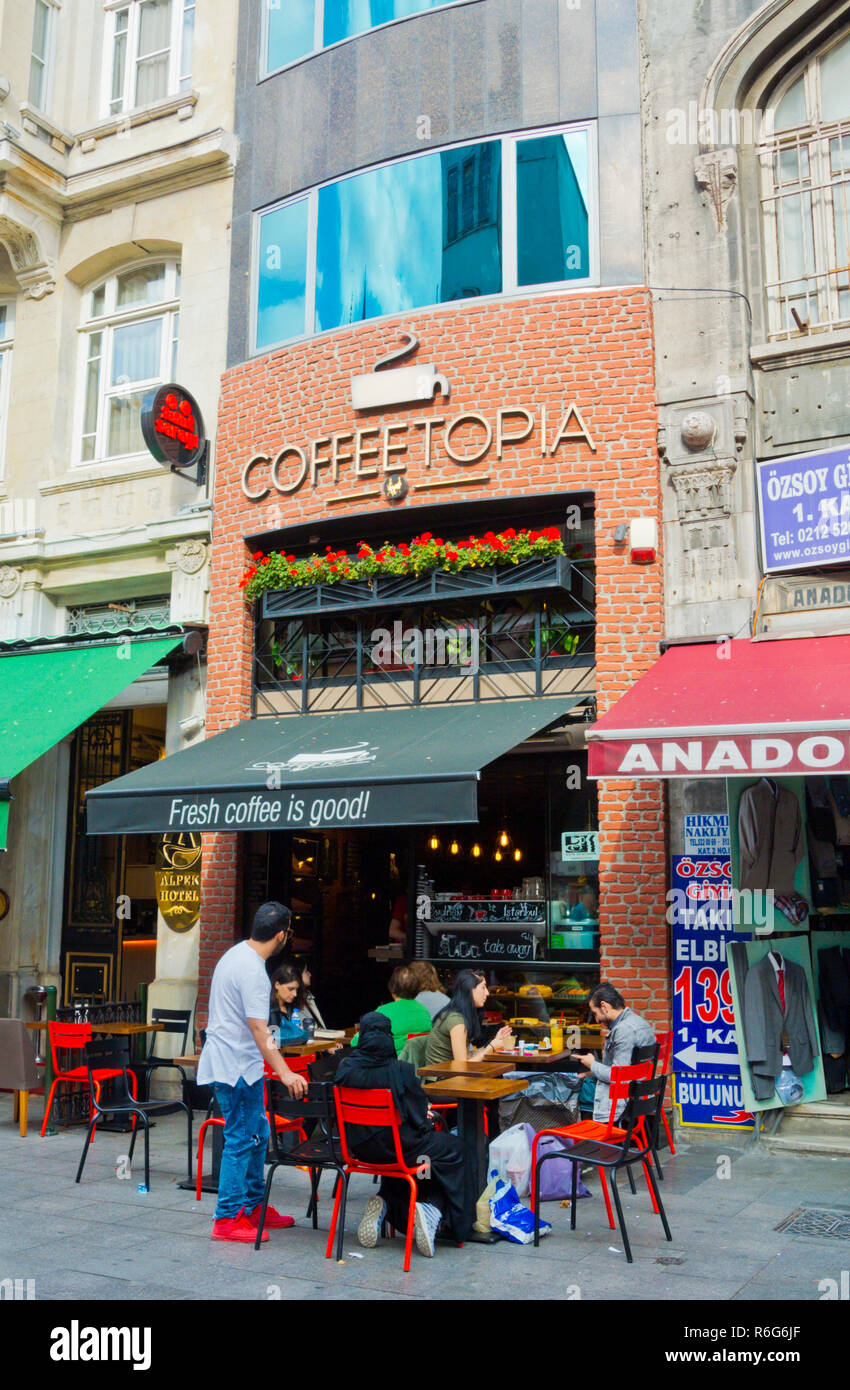 Cafe terrace, Fatih, Istanbul, Turkey, Eurasia Stock Photo - Alamy