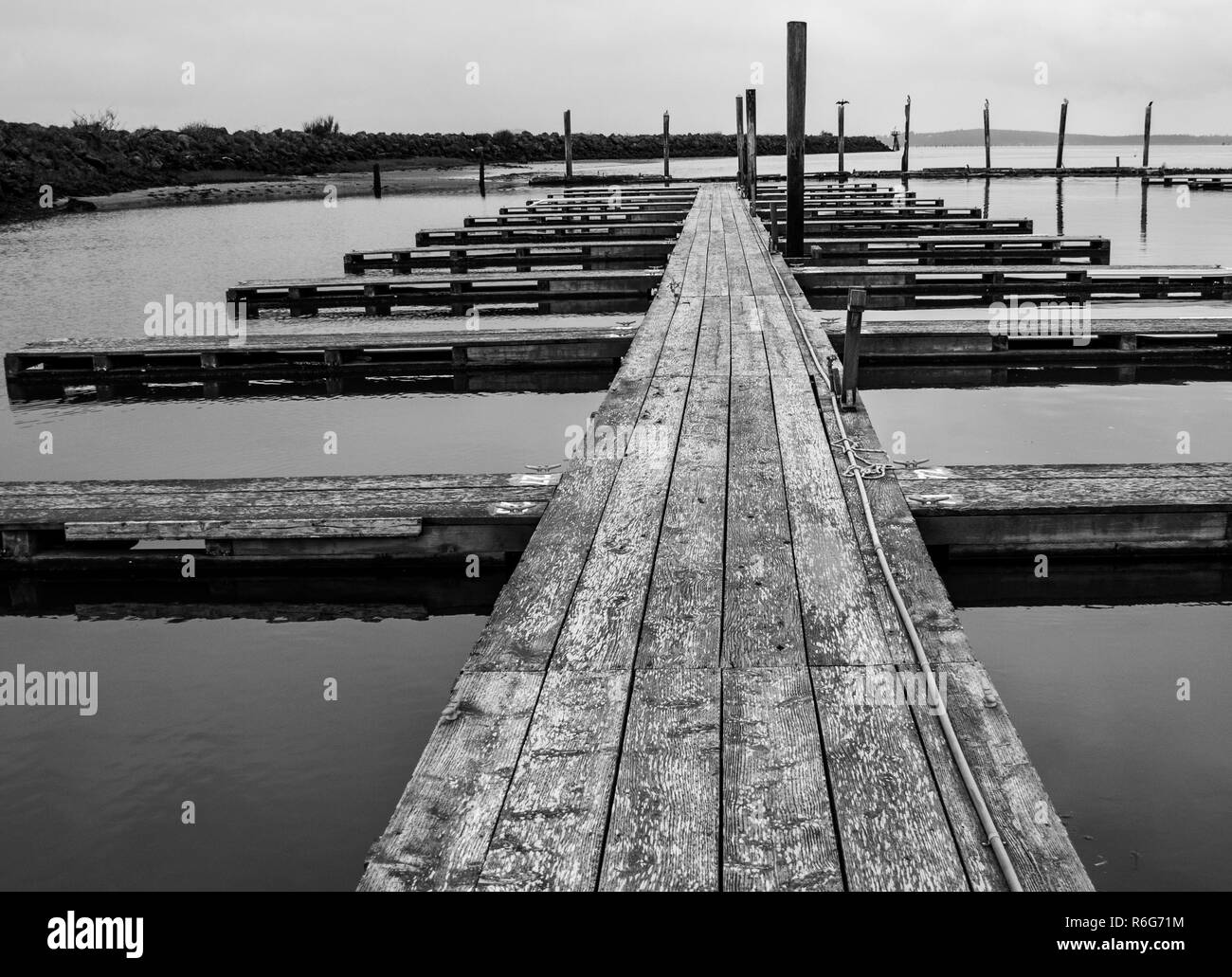 Dock post Black and White Stock Photos & Images - Alamy