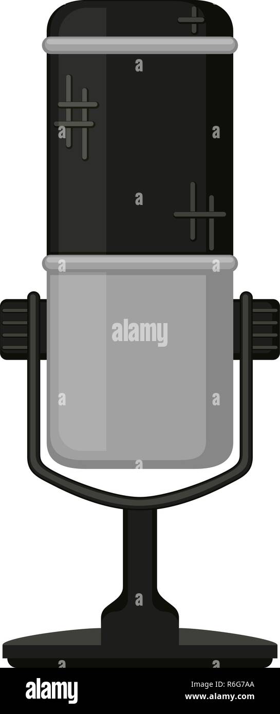 Cartoon retro microphone voice hi-res stock photography and images - Alamy