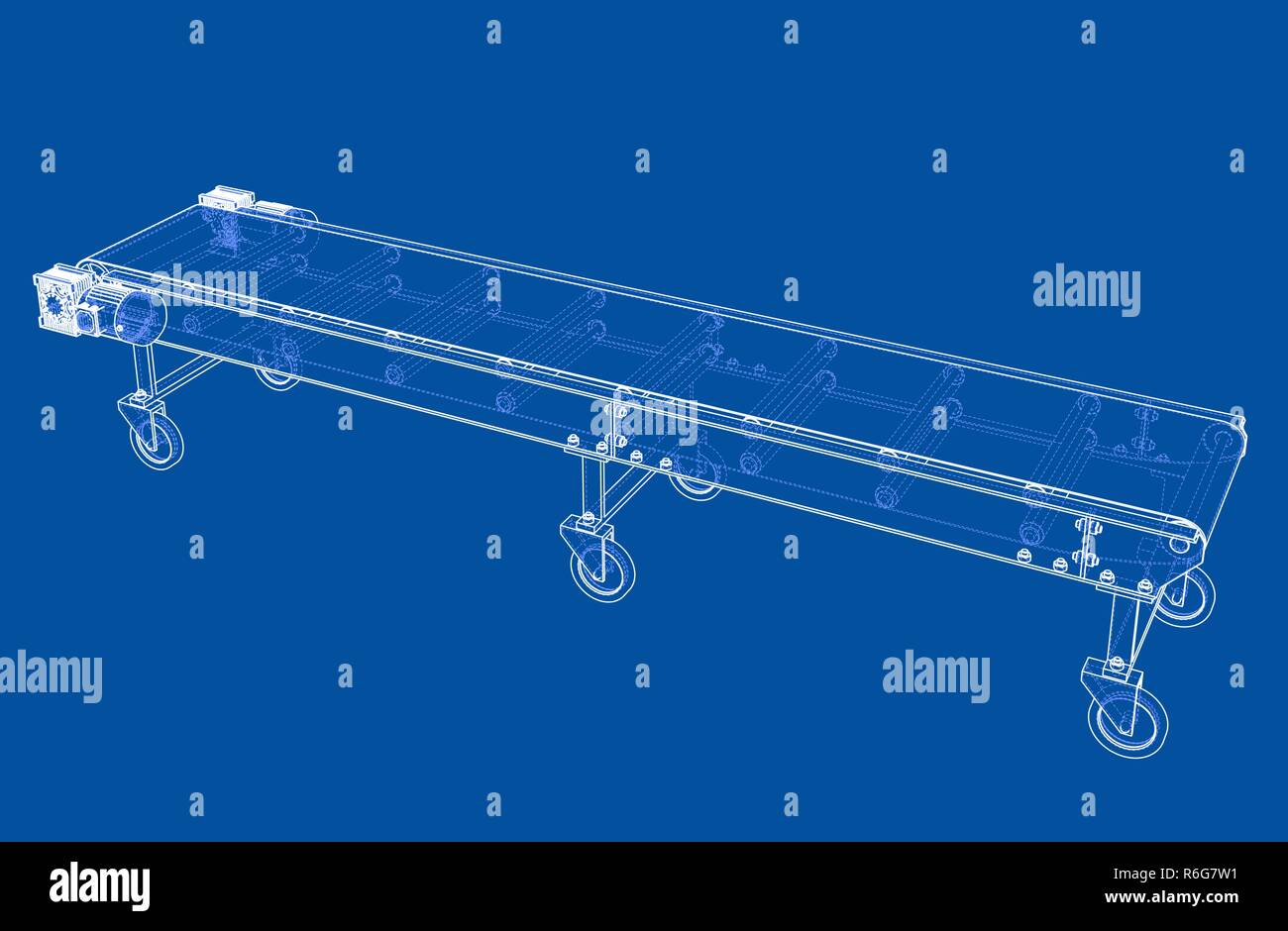 Conveyor factory electronic assembly Stock Vector Images - Alamy