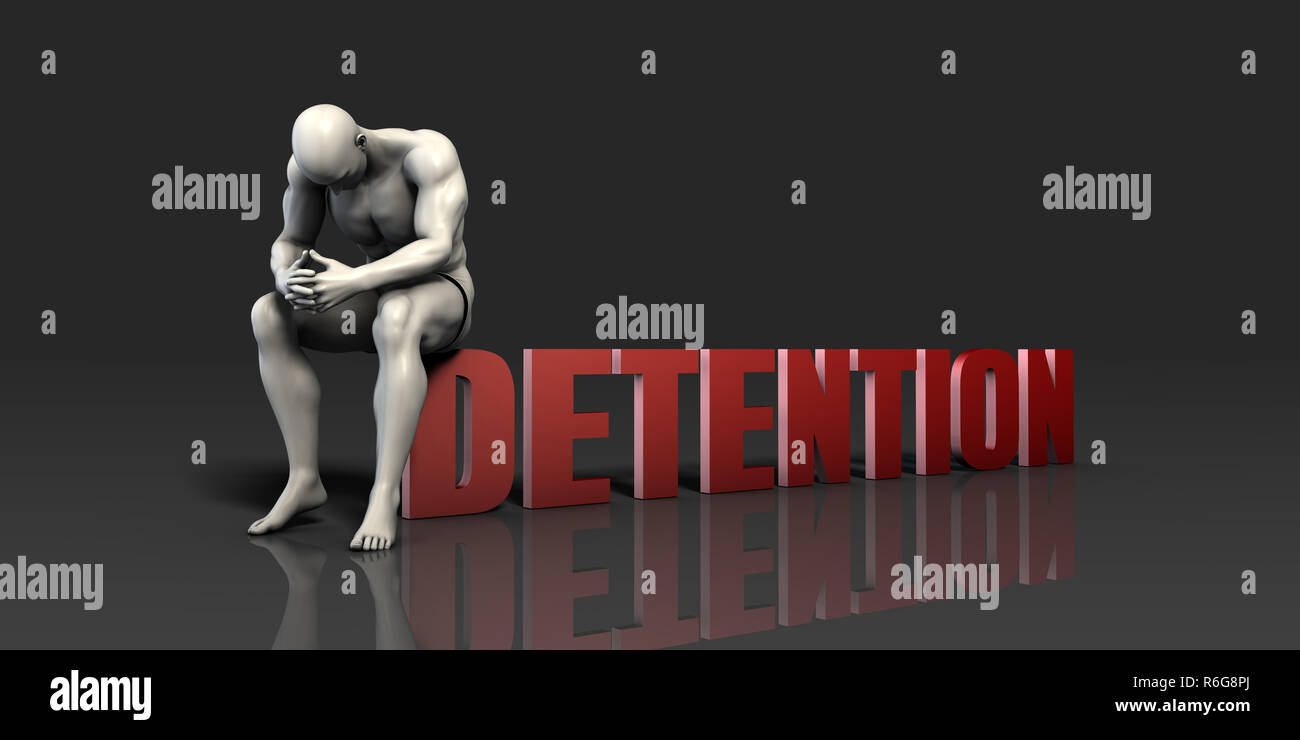 Man Facing Detention Stock Photo - Alamy