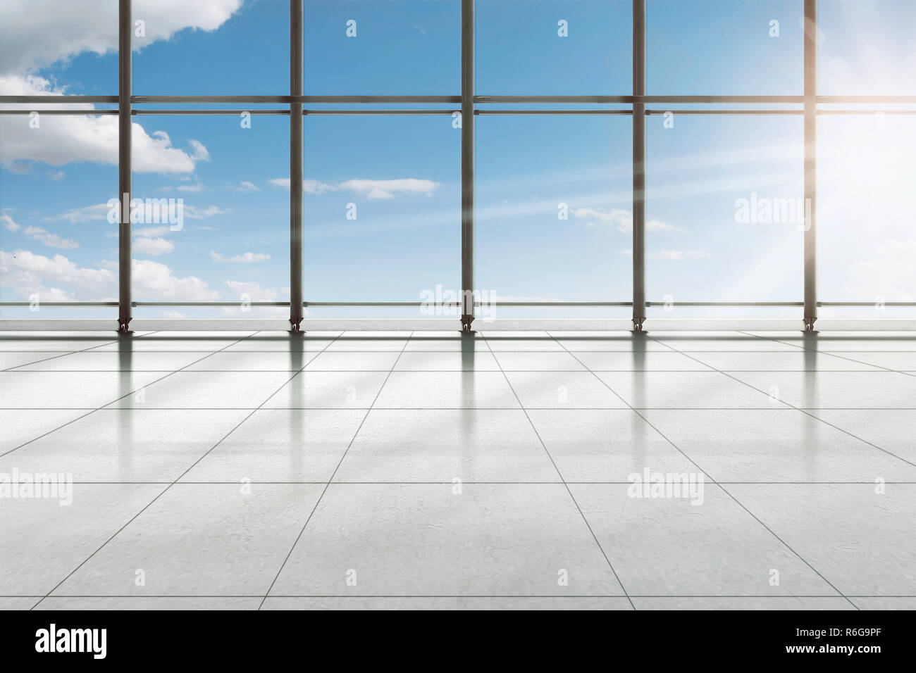 Modern airport terminal building Stock Photo - Alamy