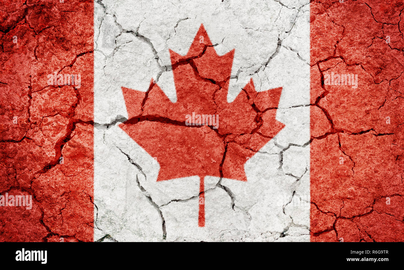 Canada flag dirty hi-res stock photography and images - Alamy