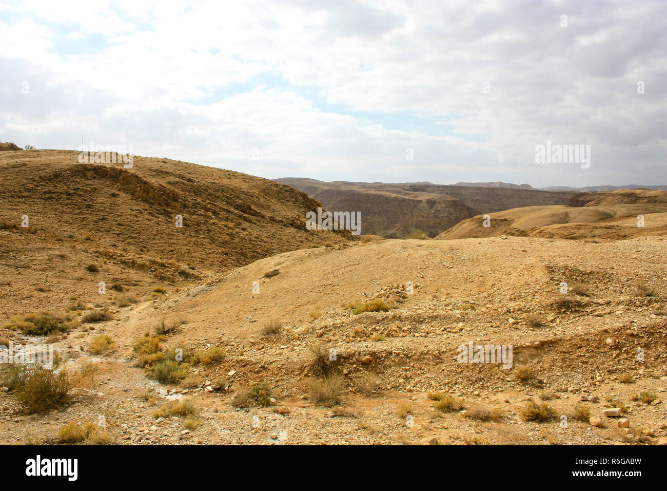 Landscape of the Negev desert in Israel Stock Photo - Alamy