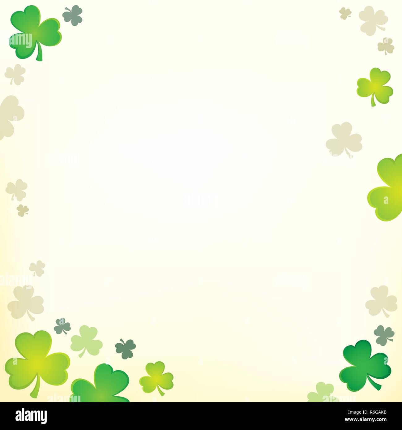 Three leaf clover illustration hi-res stock photography and images - Alamy