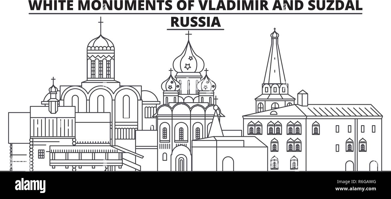 Old russian monuments Stock Vector Images - Alamy