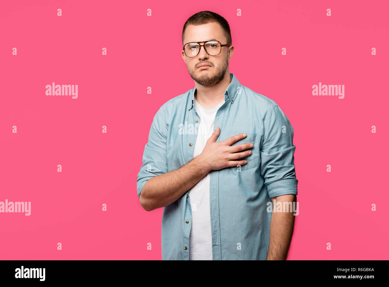 Hand over heart hi-res stock photography and images - Alamy