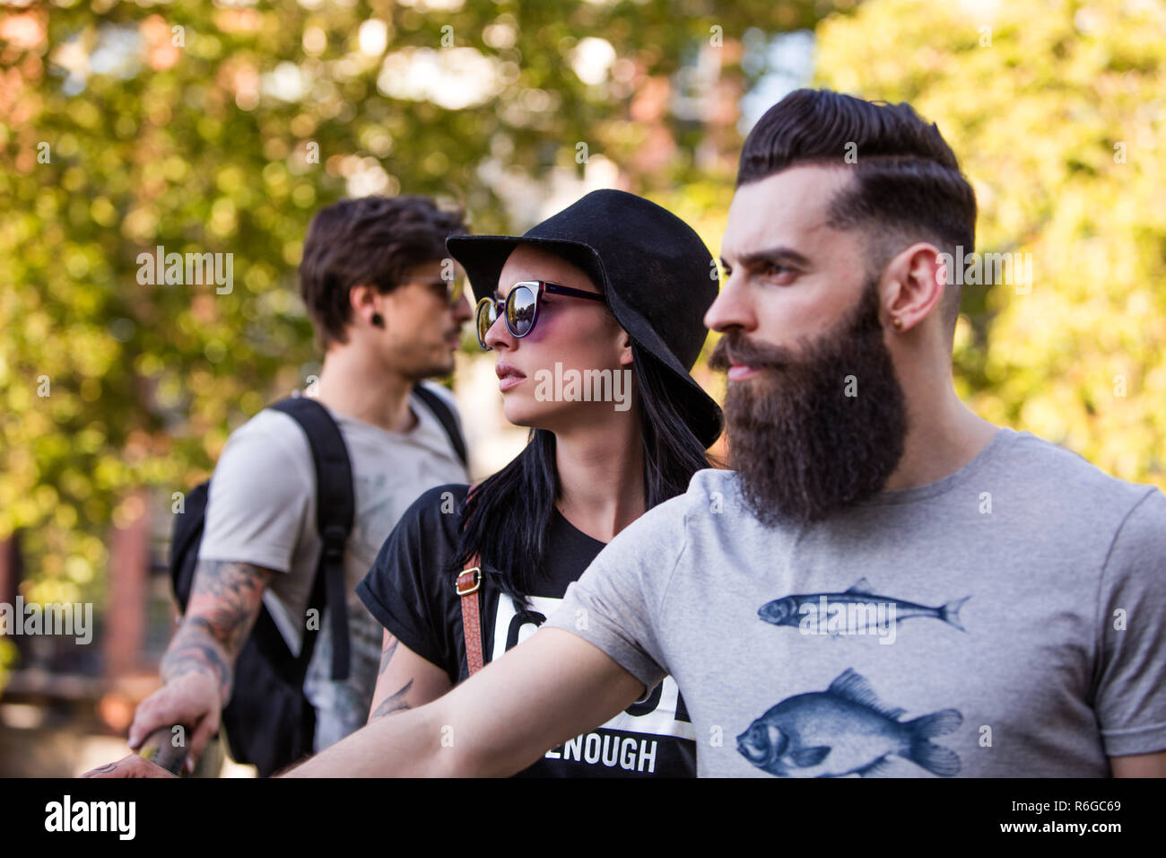 Portraits of young Hipsters Stock Photo - Alamy