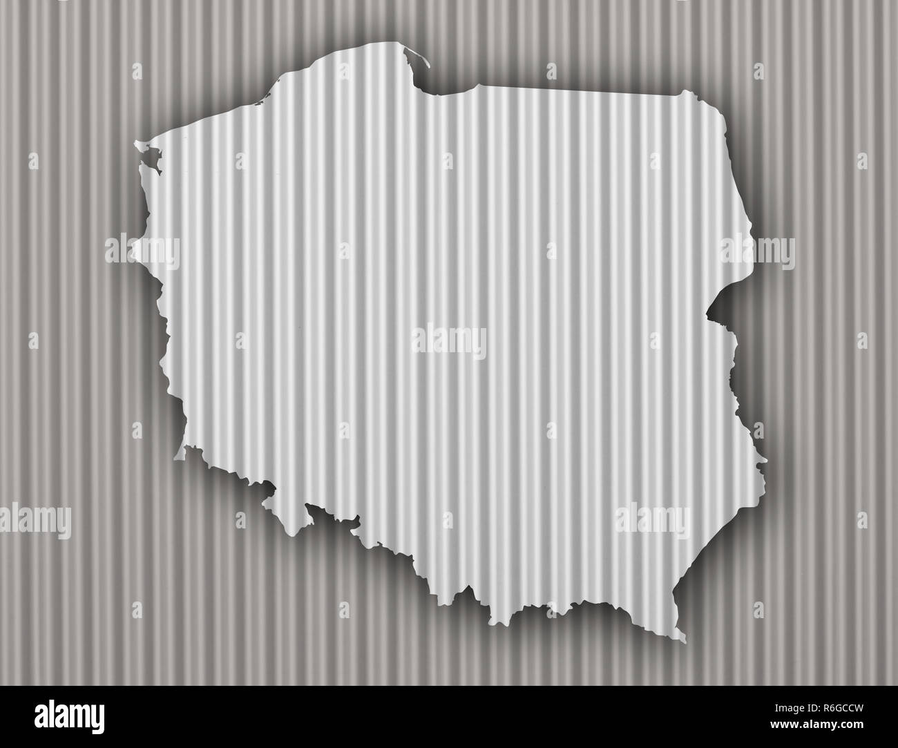 map of poland on texturer Stock Photo - Alamy