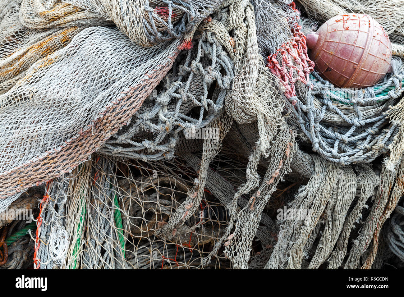 Old fishing nets hi-res stock photography and images - Alamy