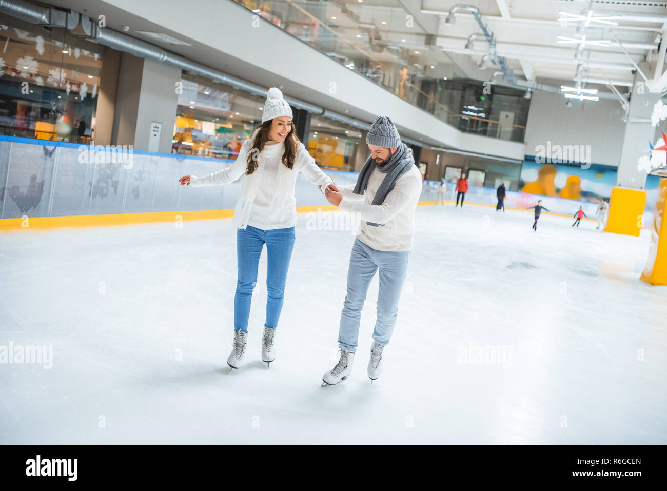 Teaching of skating hi-res stock photography and images - Alamy