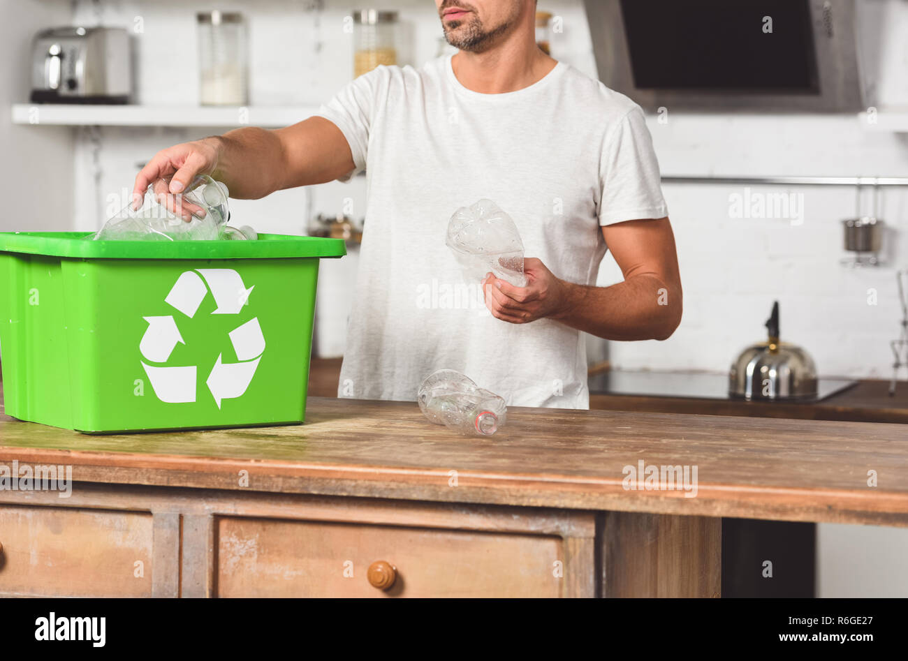 Recycling plastic bottles furniture hi-res stock photography and images ...