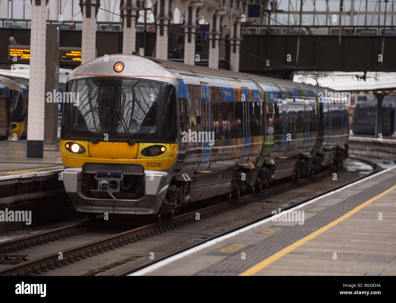 December 2018. Heathrow Express British Rail Class 332 electric ...