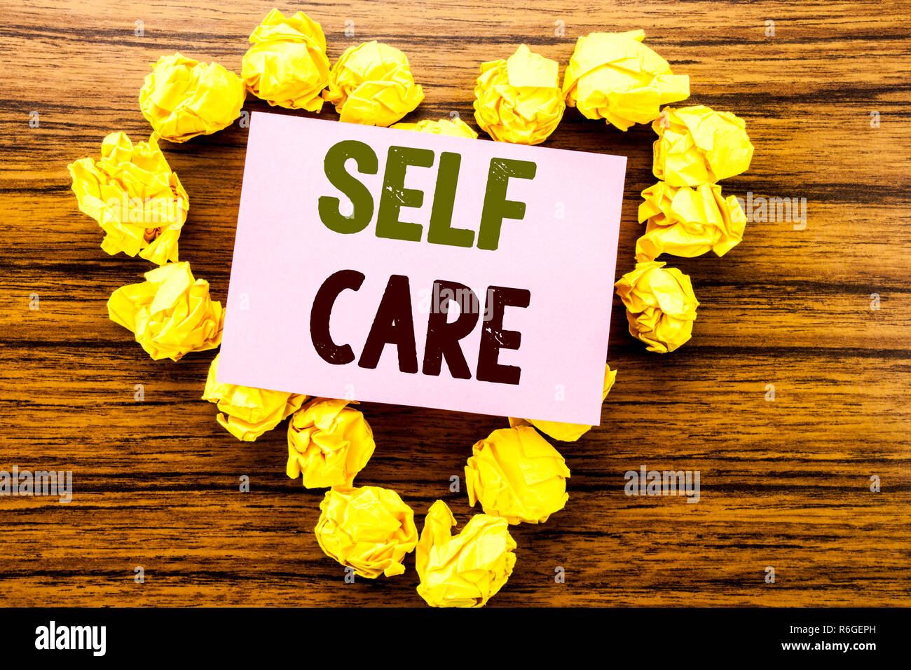 Word, writing Self Care. Business concept for Taking caring for own ...