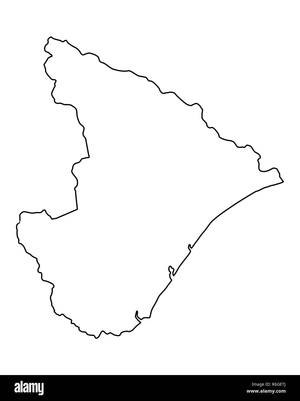 map of sergipe Stock Photo - Alamy