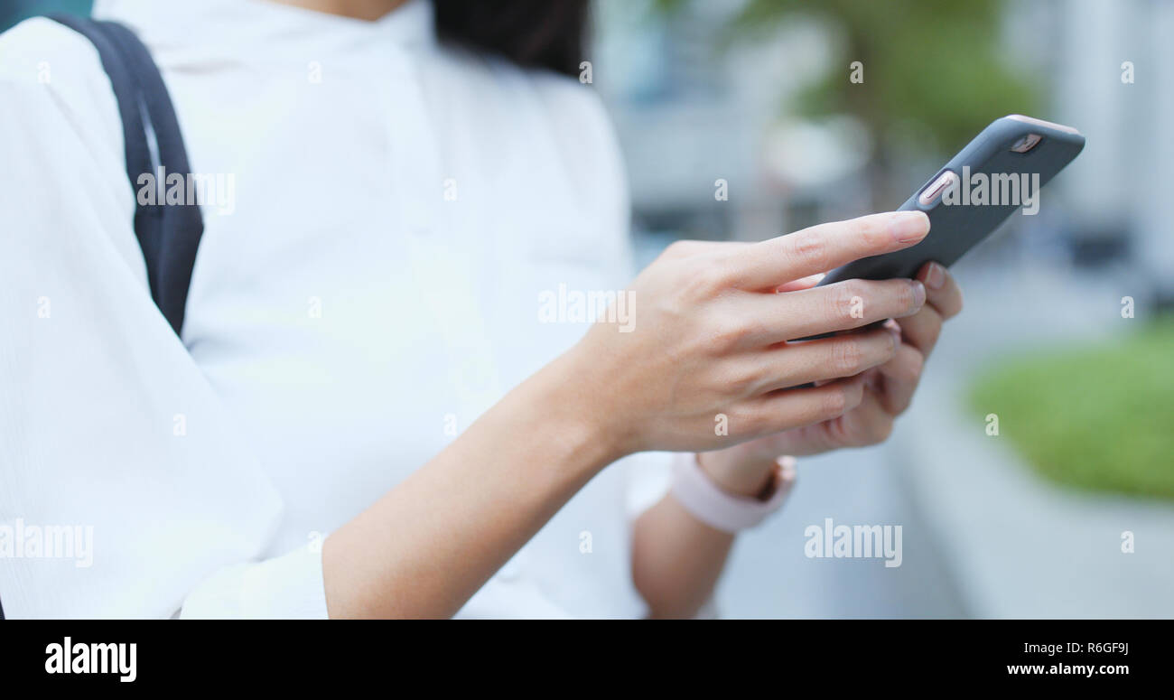 use cell phone Stock Photo - Alamy