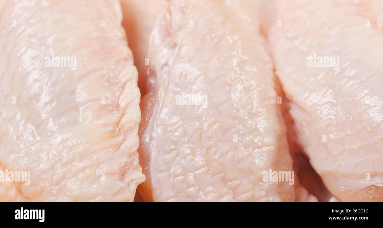 Fresh raw chicken wing Stock Photo - Alamy