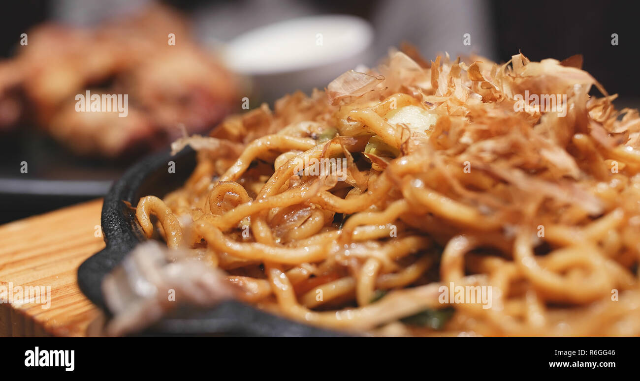 Japanese fried noodles, called yaki soba Stock Photo - Alamy