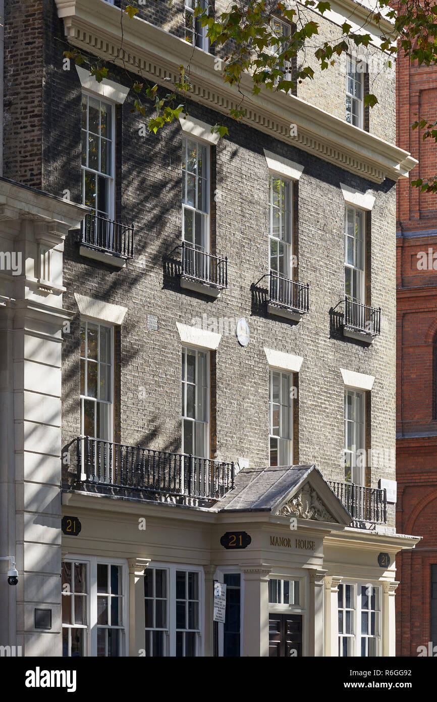 Exterior facade. 21 Soho Square, London, United Kingdom. Architect ...