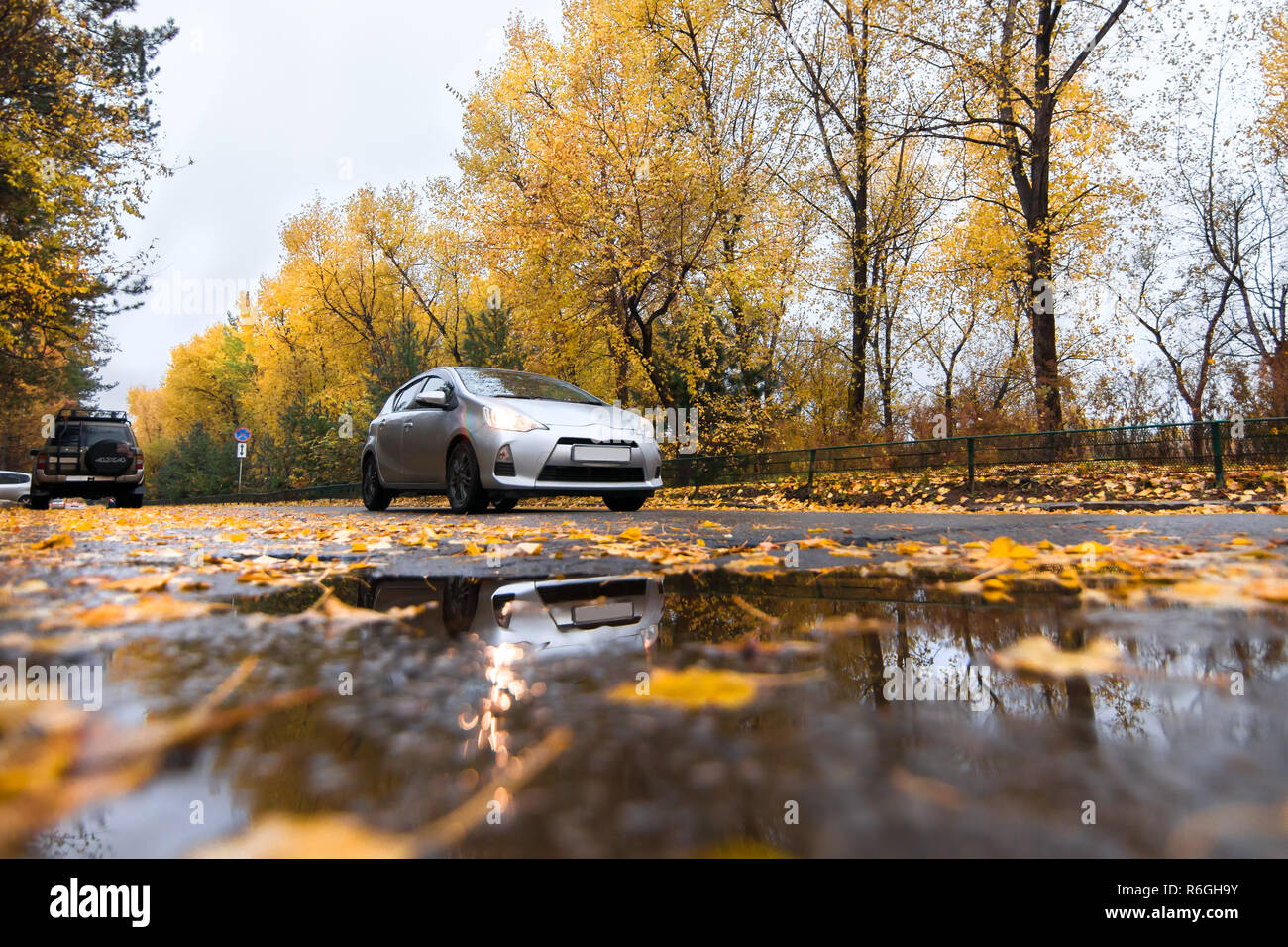 Silver hatchback hi-res stock photography and images - Alamy