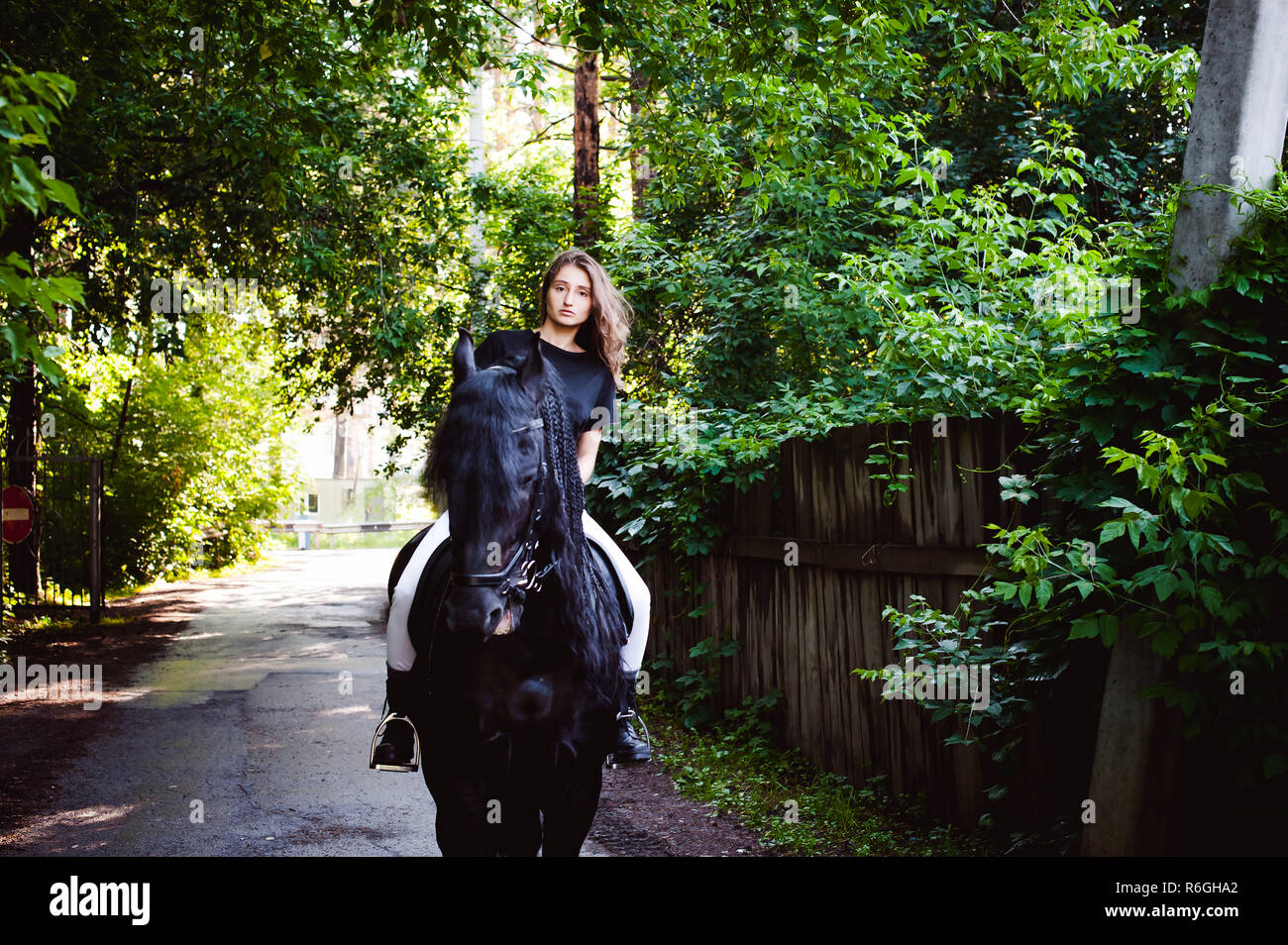 Woman Astride High Resolution Stock Photography and Images - Alamy