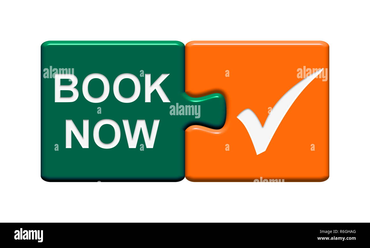 Book now sign Cut Out Stock Images & Pictures - Alamy