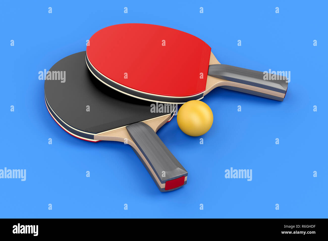 Ping pong equipment Stock Photo - Alamy
