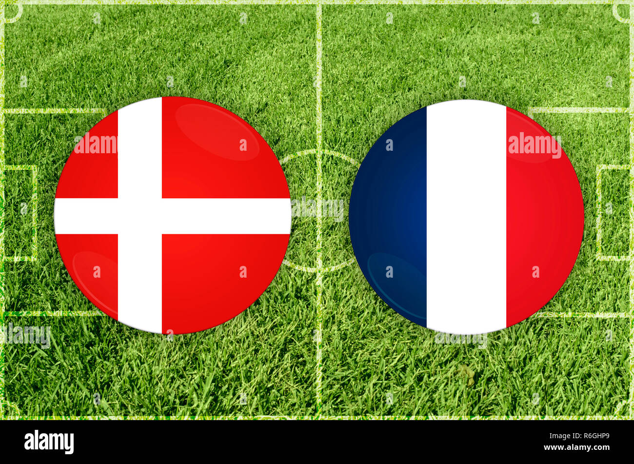 France vs denmark soccer hi-res stock photography and images - Alamy
