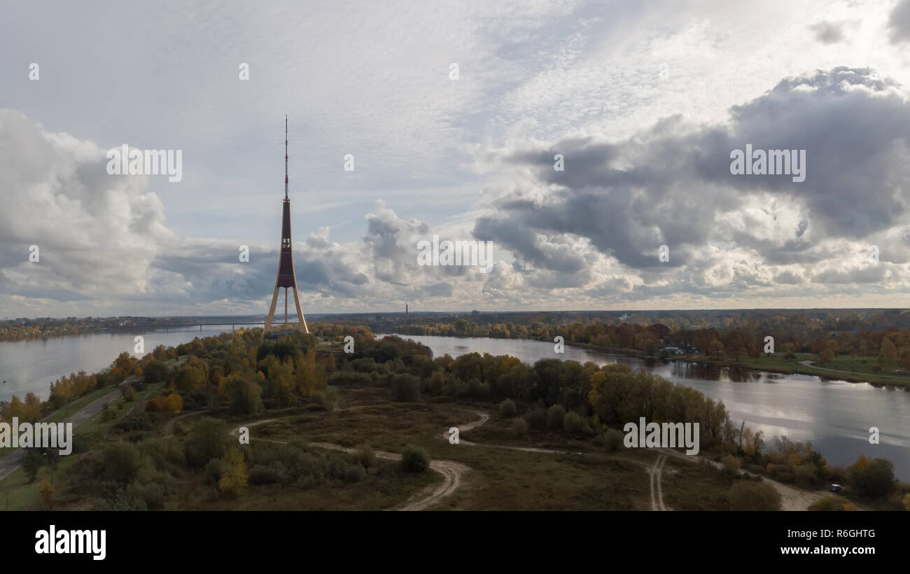 Riga lookout tv tower hi-res stock photography and images - Alamy