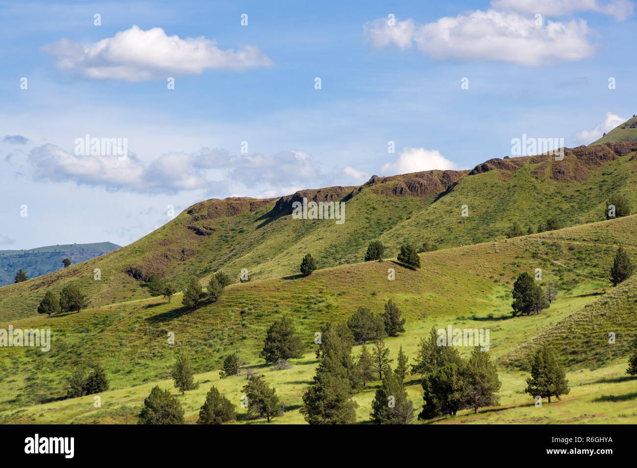 Eastern Oregon Hillside Stock Photo - Alamy