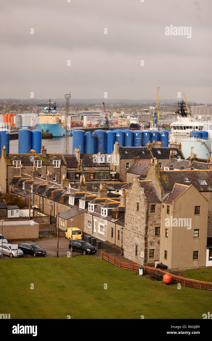 Aberdeen oil tanks hi-res stock photography and images - Alamy