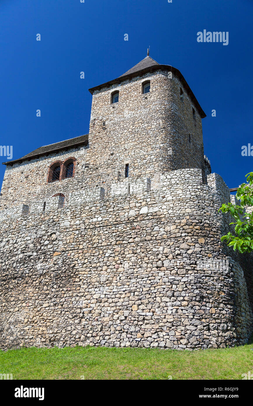Medieval gothic castle, Bedzin Castle, Upper Silesia, Bedzin, Poland ...