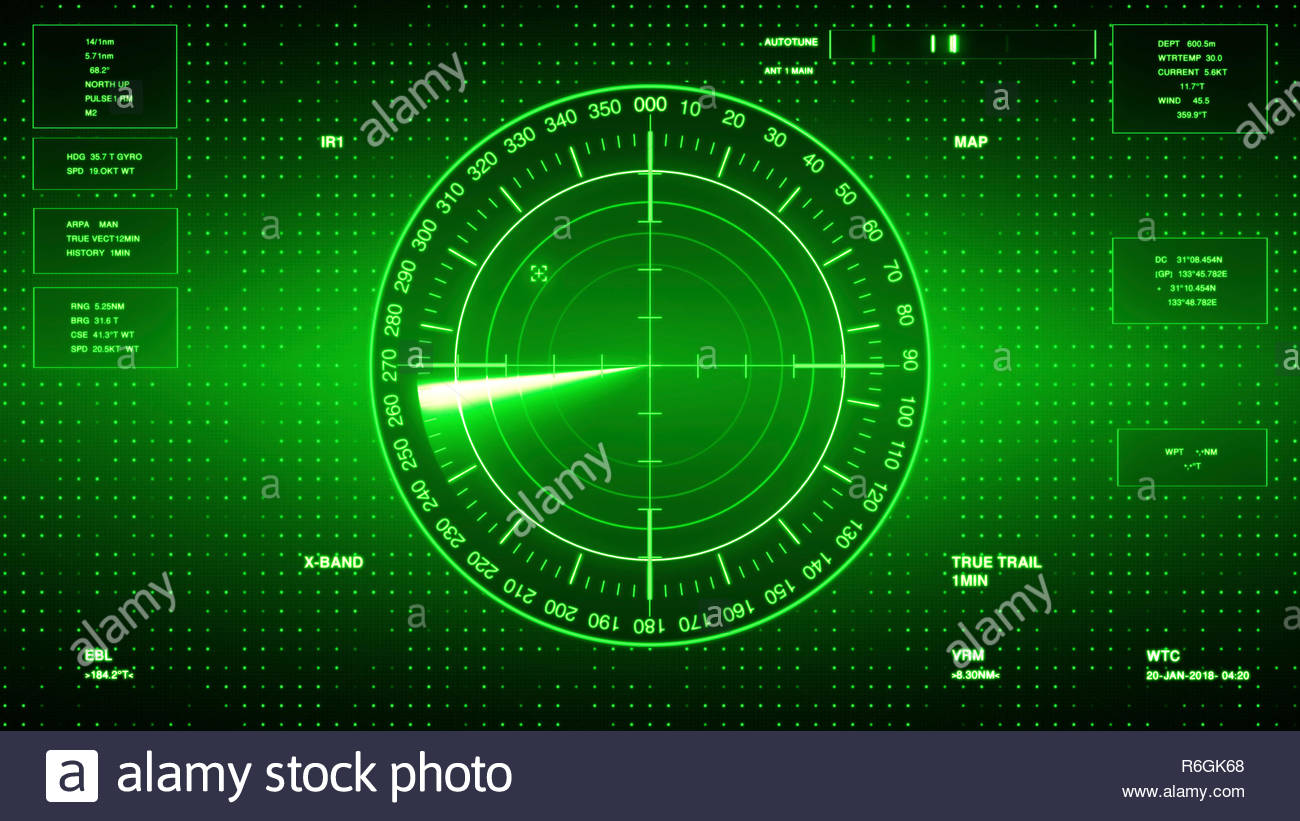Submarine Sonar Screen Stock Photos & Submarine Sonar Screen Stock ...