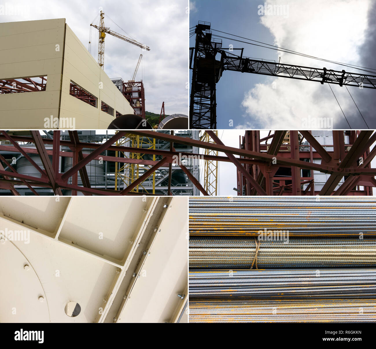 collage construction materials and elements of designs in construction ...