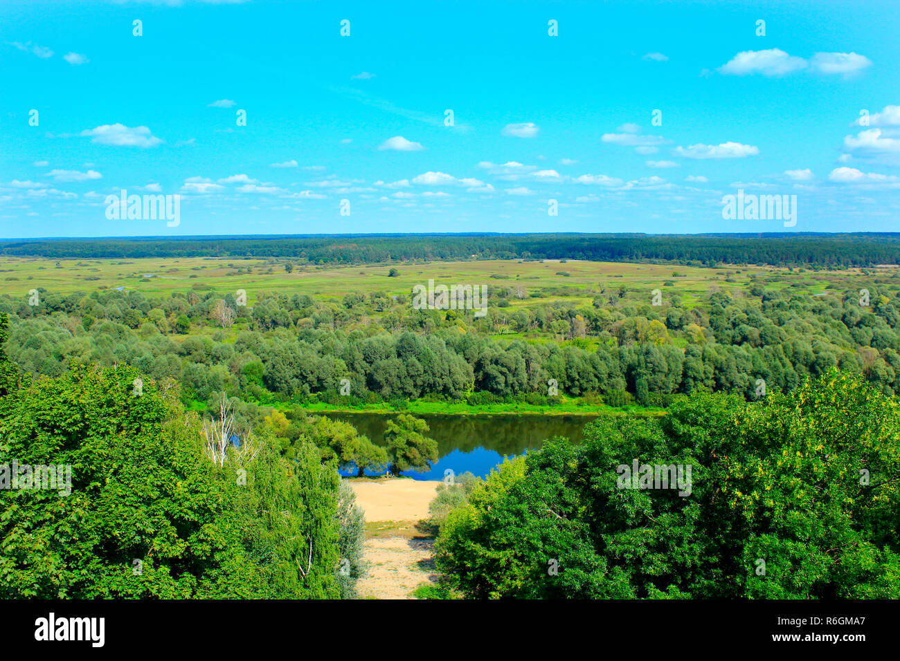 wild landscape from a bird's-eye view Stock Photo - Alamy