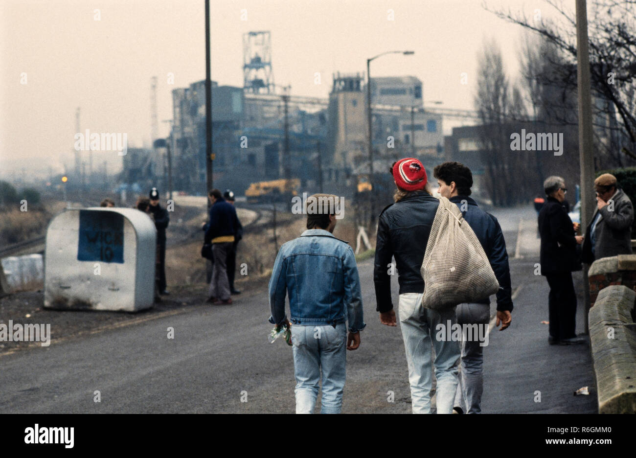 Kiveton Park Colliery, South Yourshire, England. During the Miners ...